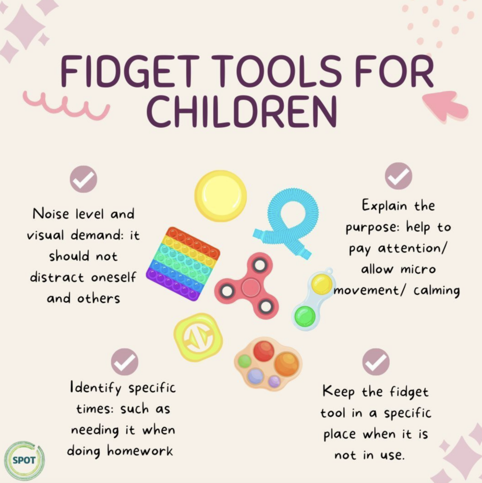 Fidget tools for children - SPOT Children's Therapy Centre